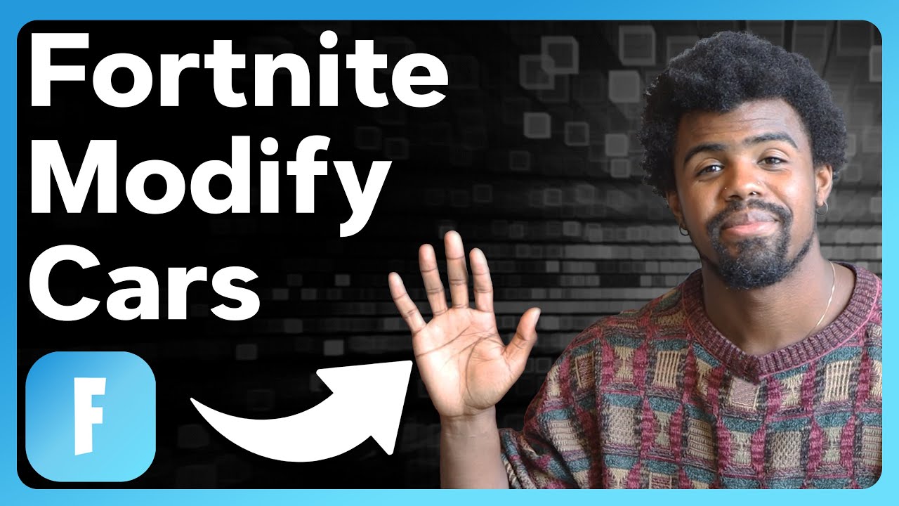 How to Get Mods on Your Car in Fortnite on the PS5 - YouTube