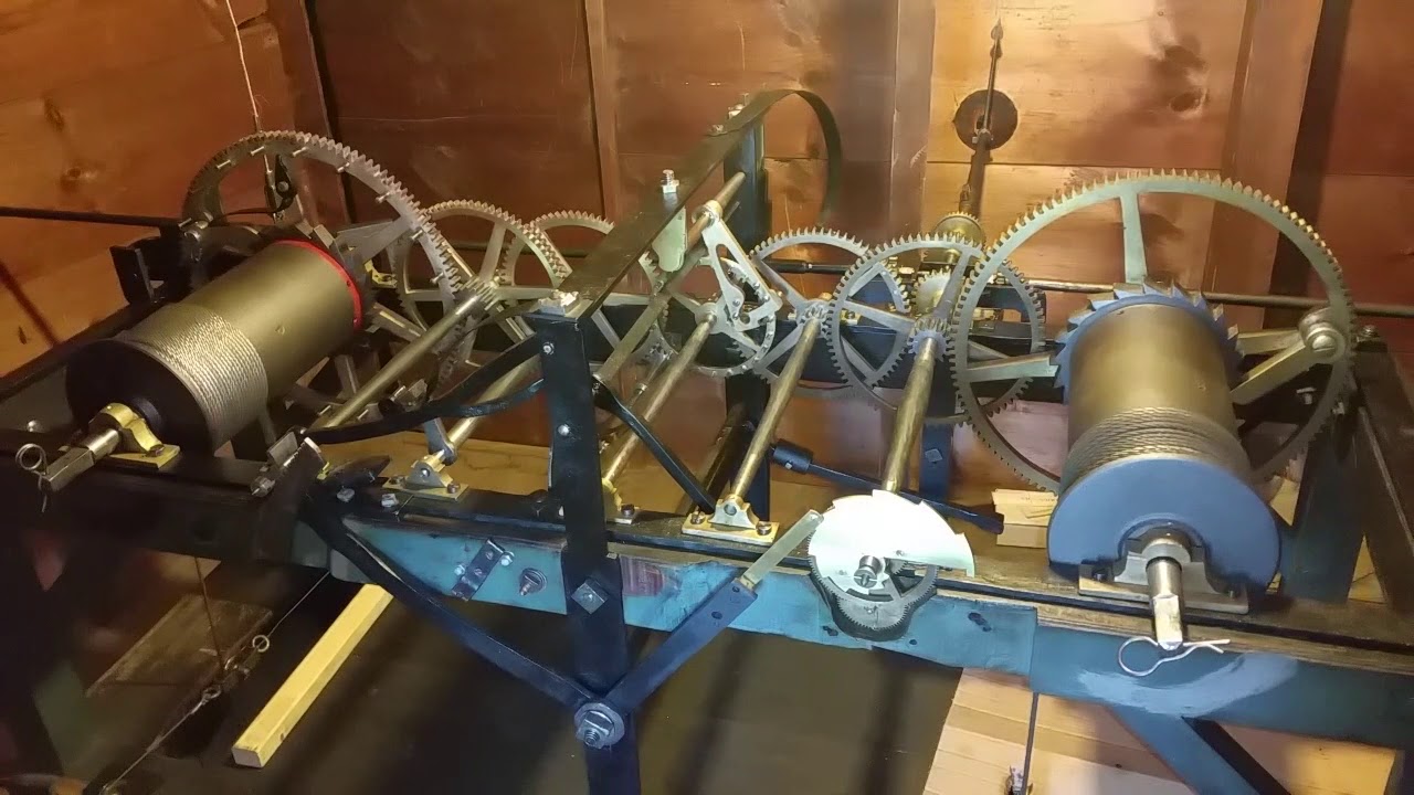 James Ridgeway flatbed tower clock - YouTube