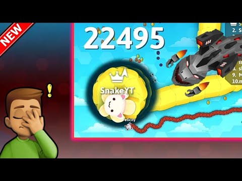 I Feed Cute Noob In Snake.io! Epic Snakeio Gameplay - YouTube