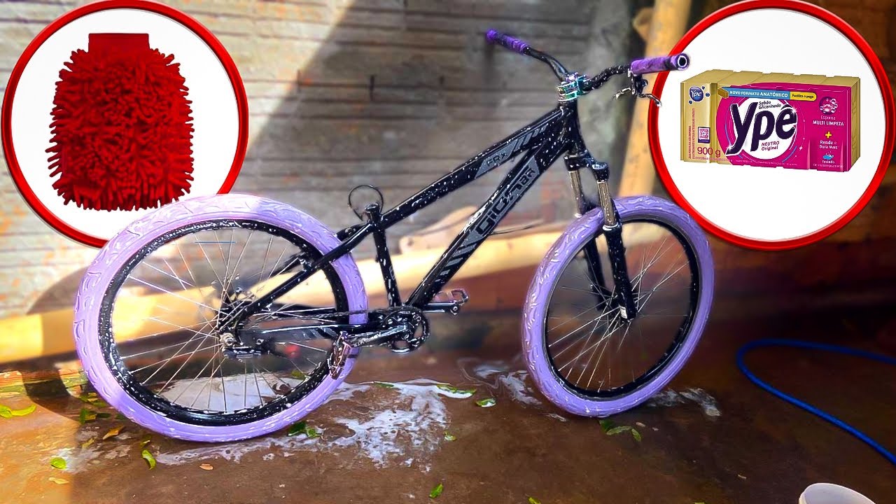 É COM ESSES PRODUTOS QUE LAVO MINHA BIKE - YouTube