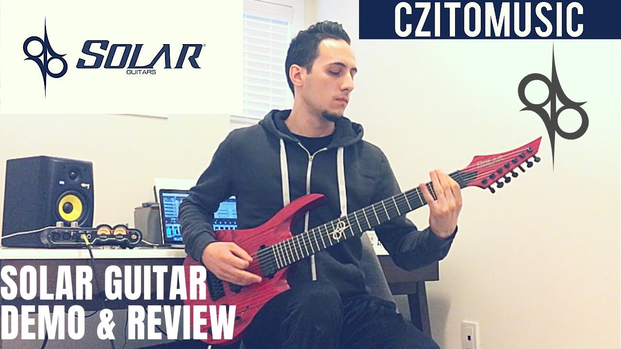 Solar A2.7 Trans Blood Red Matte Guitar | Demo and Review - YouTube