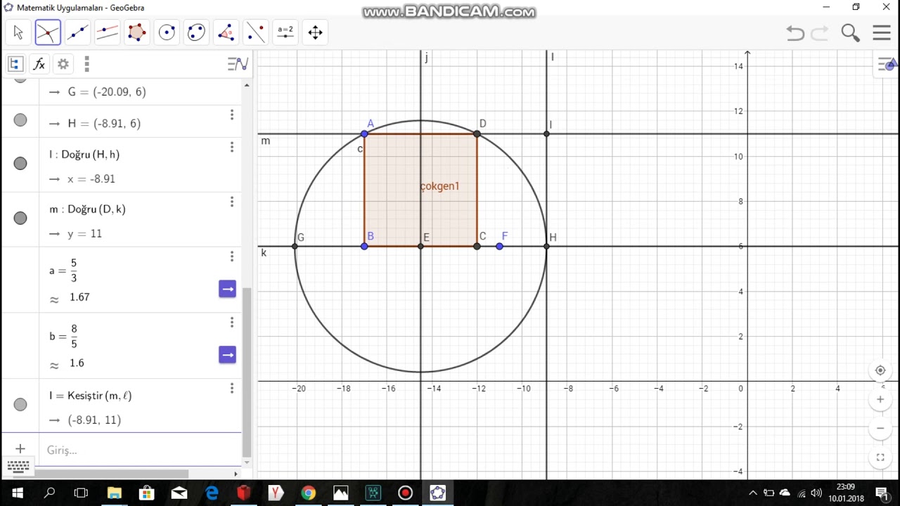 Golden Ratio with GeoGebra - YouTube