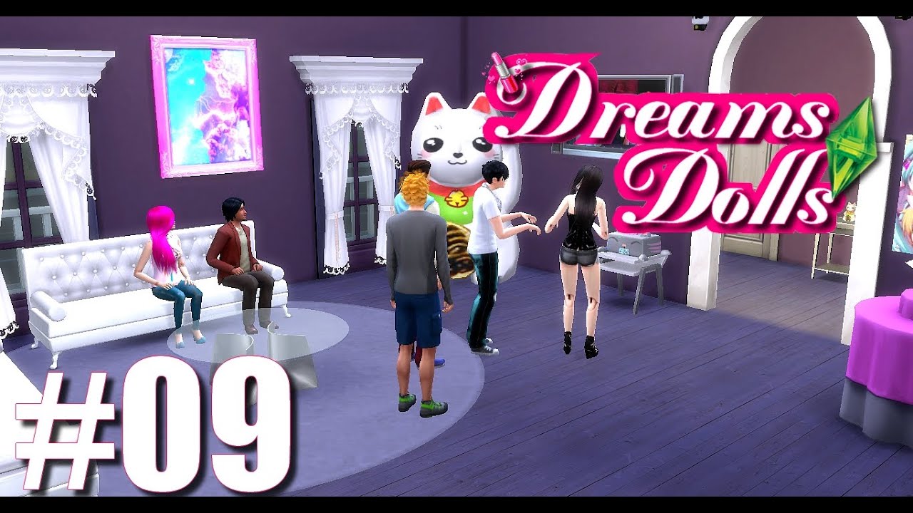 Dreams Dolls #09: Neko Lucky cafe [The Sims 4] - YouTube