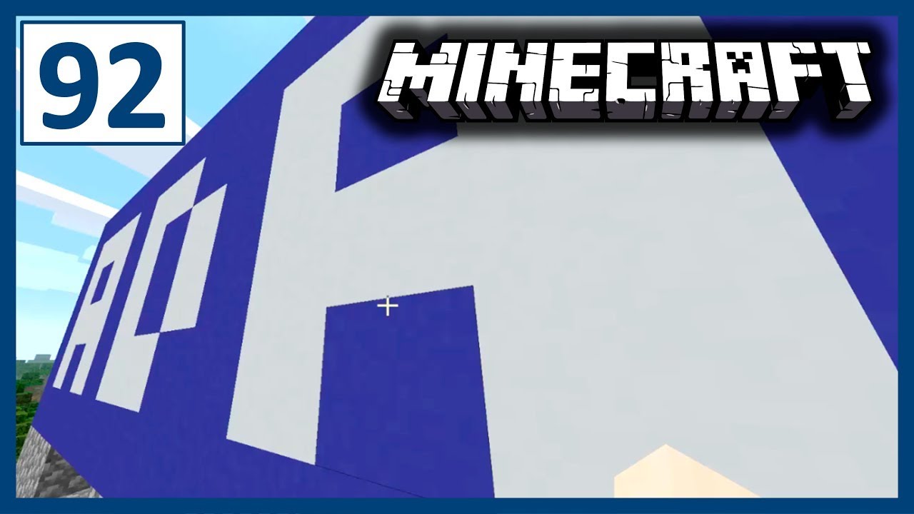 🎮 MINECRAFT 92: Fui à procura de flores azuis para fazer corante e preencher a minha placa ...