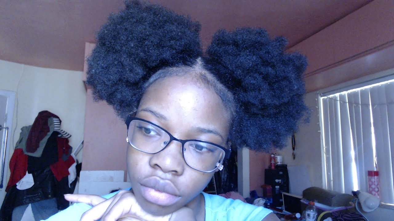 HOW TO DO TWO PUFFS ON NATURAL HAIR - YouTube