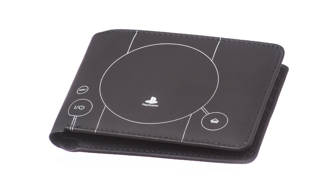 Sony Official Playstation Console Blue Print Wallet - YouTube