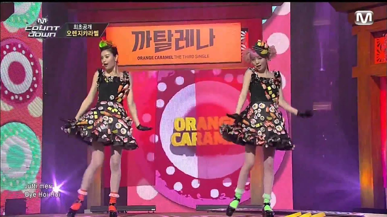 140313 Orange Caramel - So Sorry & Catallena @ M! Countdown Comeback ...