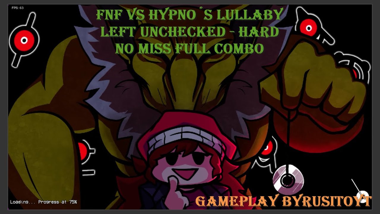 FNF VS Hypno´s Lullaby - Left Unchecked (FC) [HARD] | No Miss Full ...
