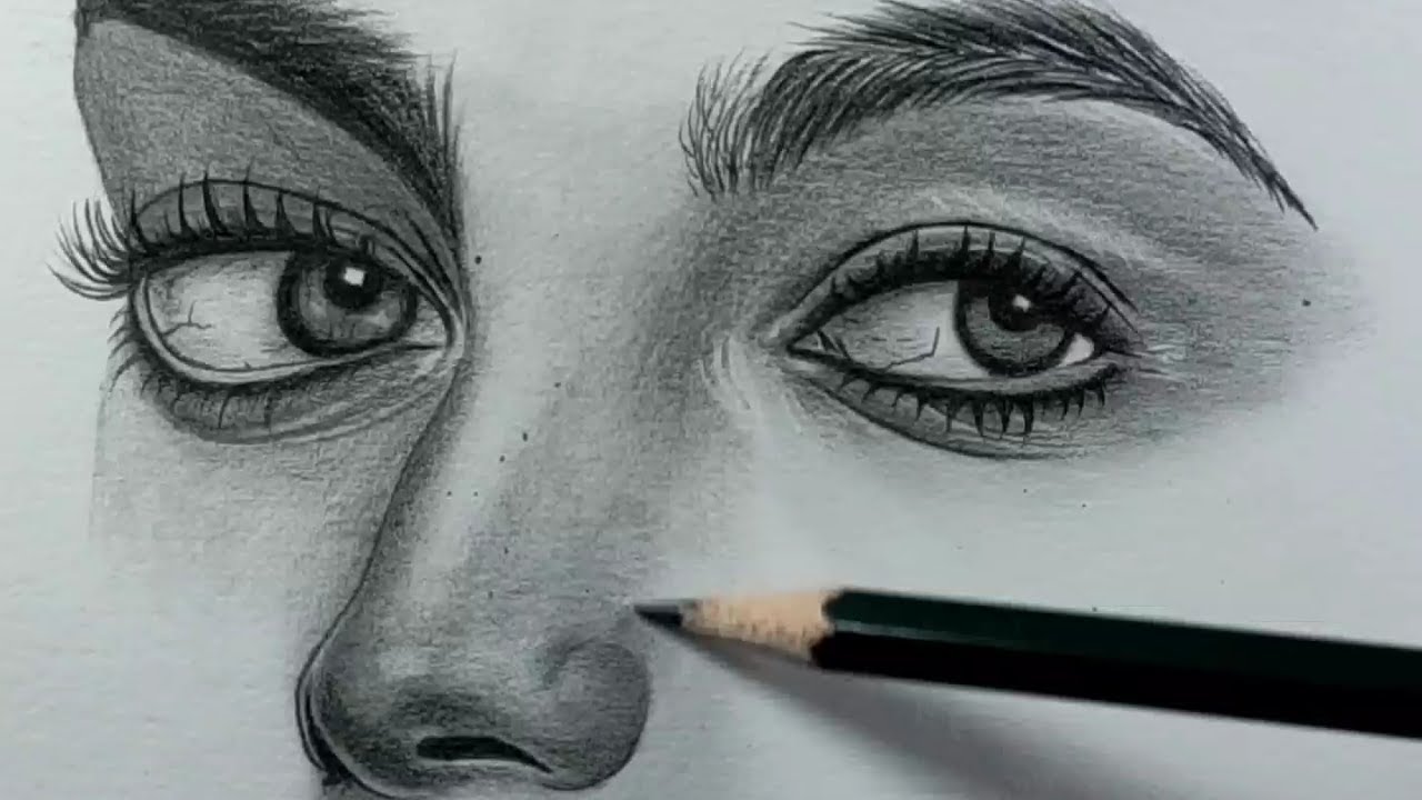 How to draw realistic eyes for beginners step by step| Realistic Eyes ...