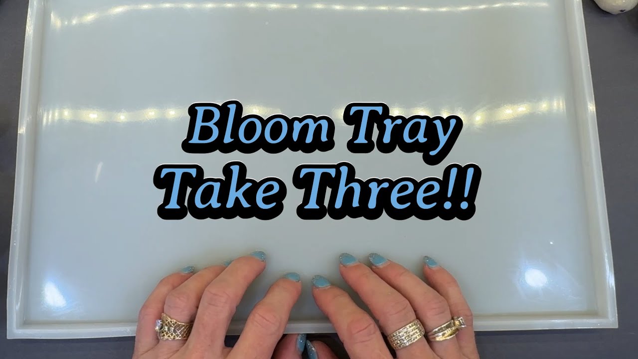#569 3d Resin Bloom Tray Take #3! Will It Work? - YouTube