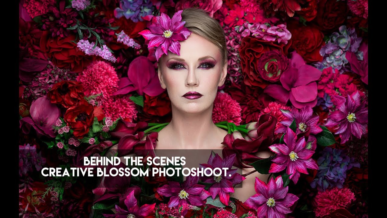 Behind the scenes - Creative Blossom Photoshoot. - YouTube