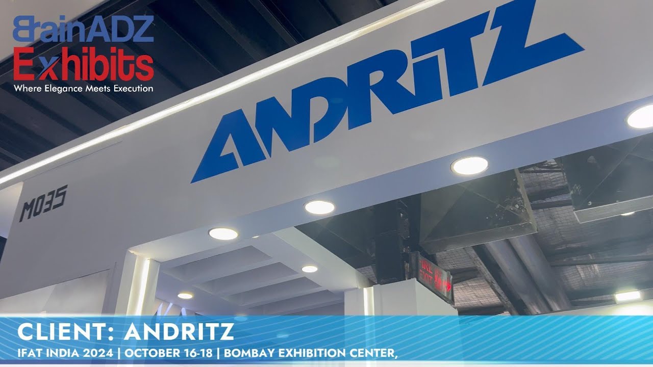 Innovative Stall Design for ANDRITZ at IFAT India 2024 | BrainADZ ...
