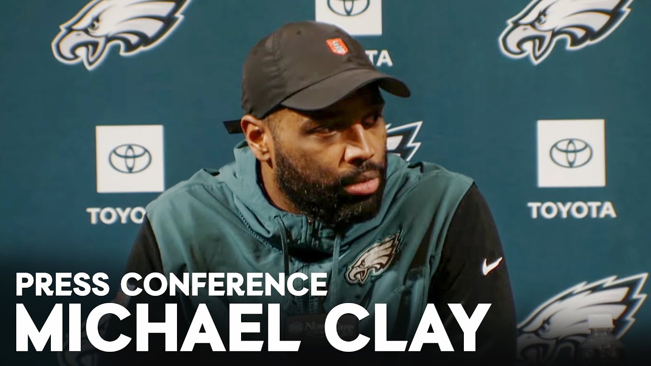 Eagles Press Conference: Michael Clay | January 10, 2024 - YouTube