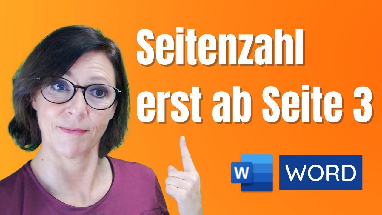 Word Seitenzahl erst ab Seite 3 beginnen mit 1 #deutsch #tutorial - YouTube