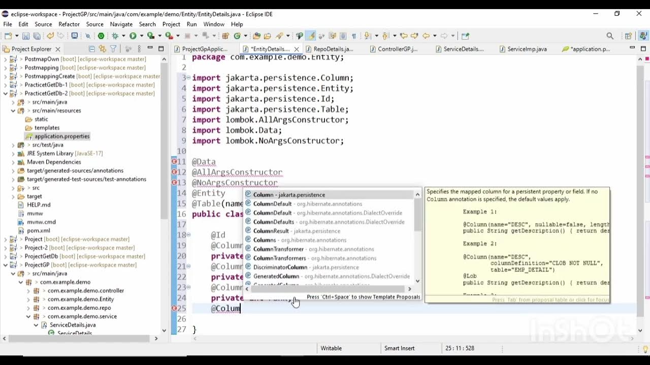 Springboot Getmapping With Oracle Db In Tamil Youtube