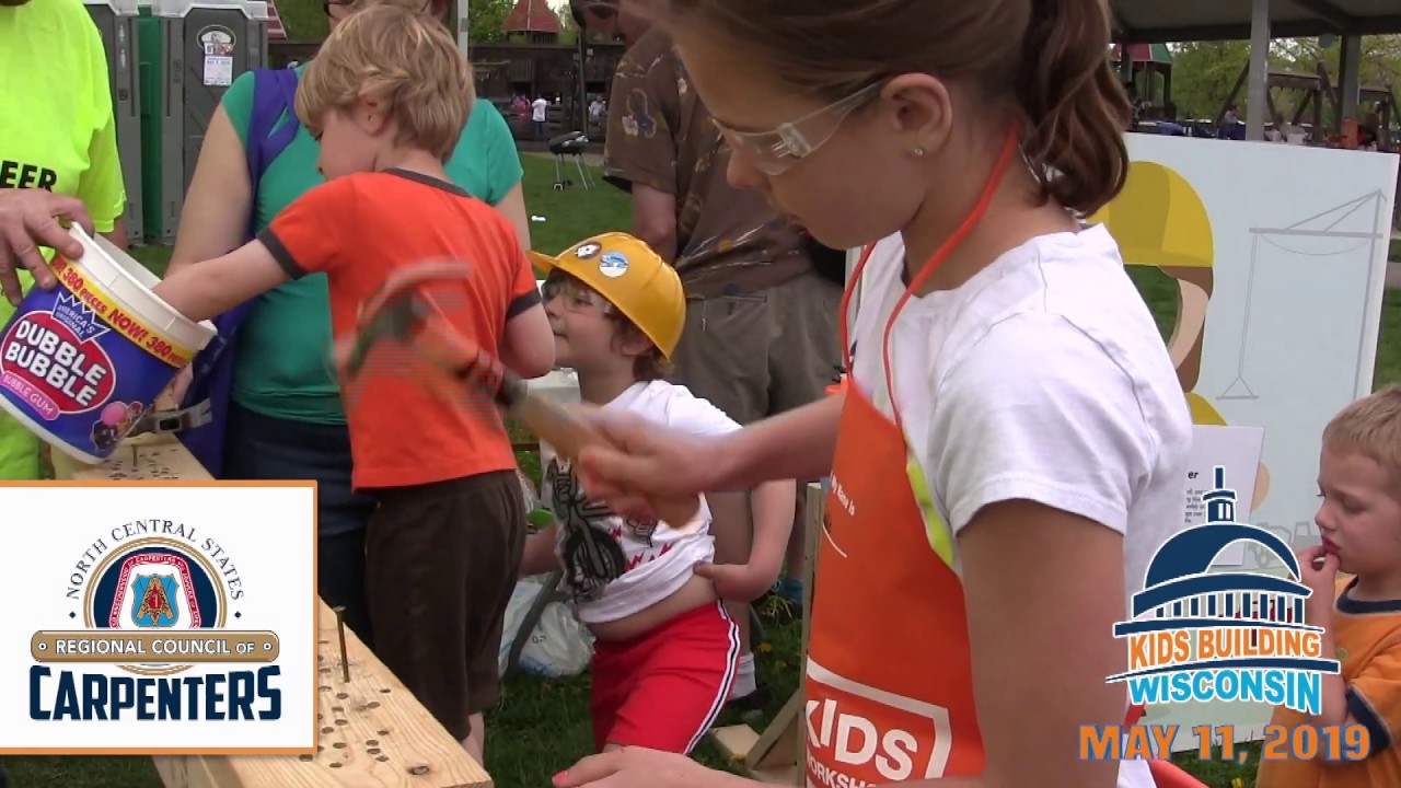 Nail Hammering Contest | Carpenters Union - YouTube