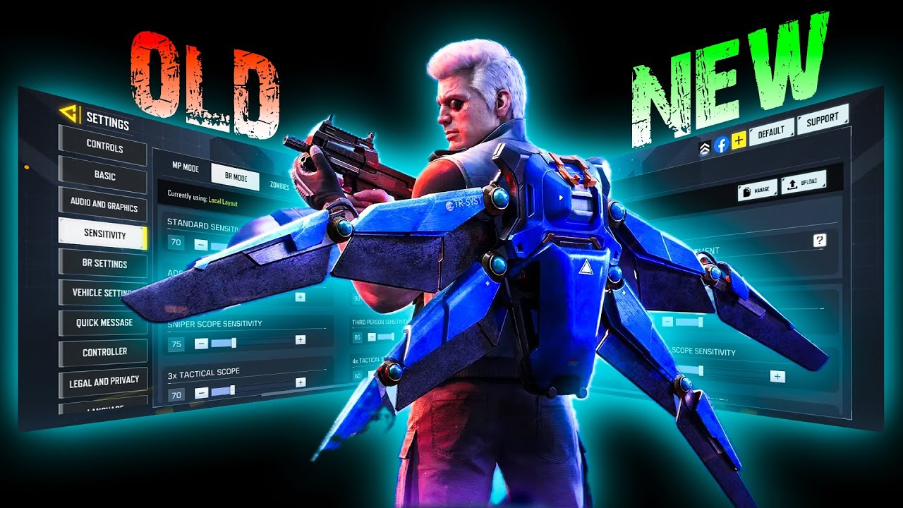 The PERFECT SENSITIVITY + HUD Settings in CODM Battle Royale - YouTube