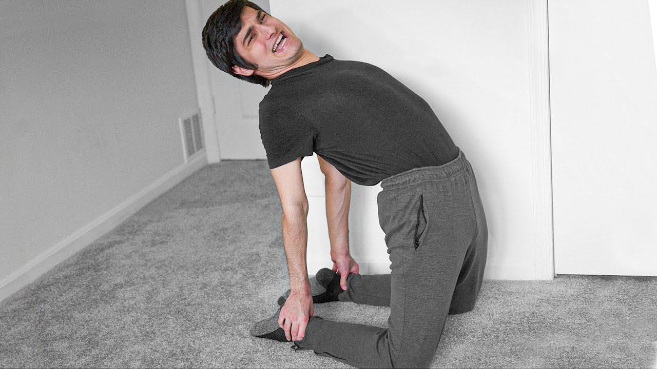 Testing My Back Flexibility - YouTube