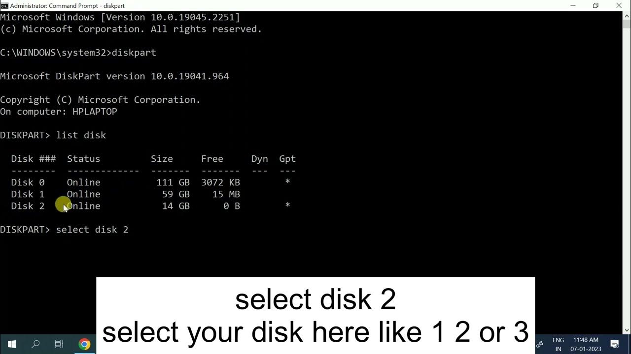 How To Format USB/SD Card/Hard Disk Using CMD English - YouTube