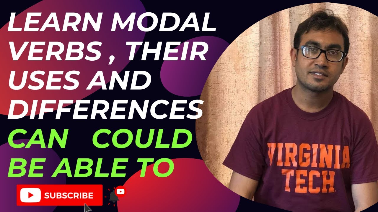 learn modal verbs in English | use of can/could/be able to| differences ...