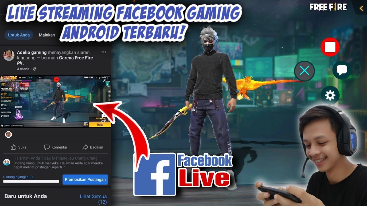 CARA LIVE STREAMING GAME DI FACEBOOK GAMING ANDROID TERBARU - YouTube