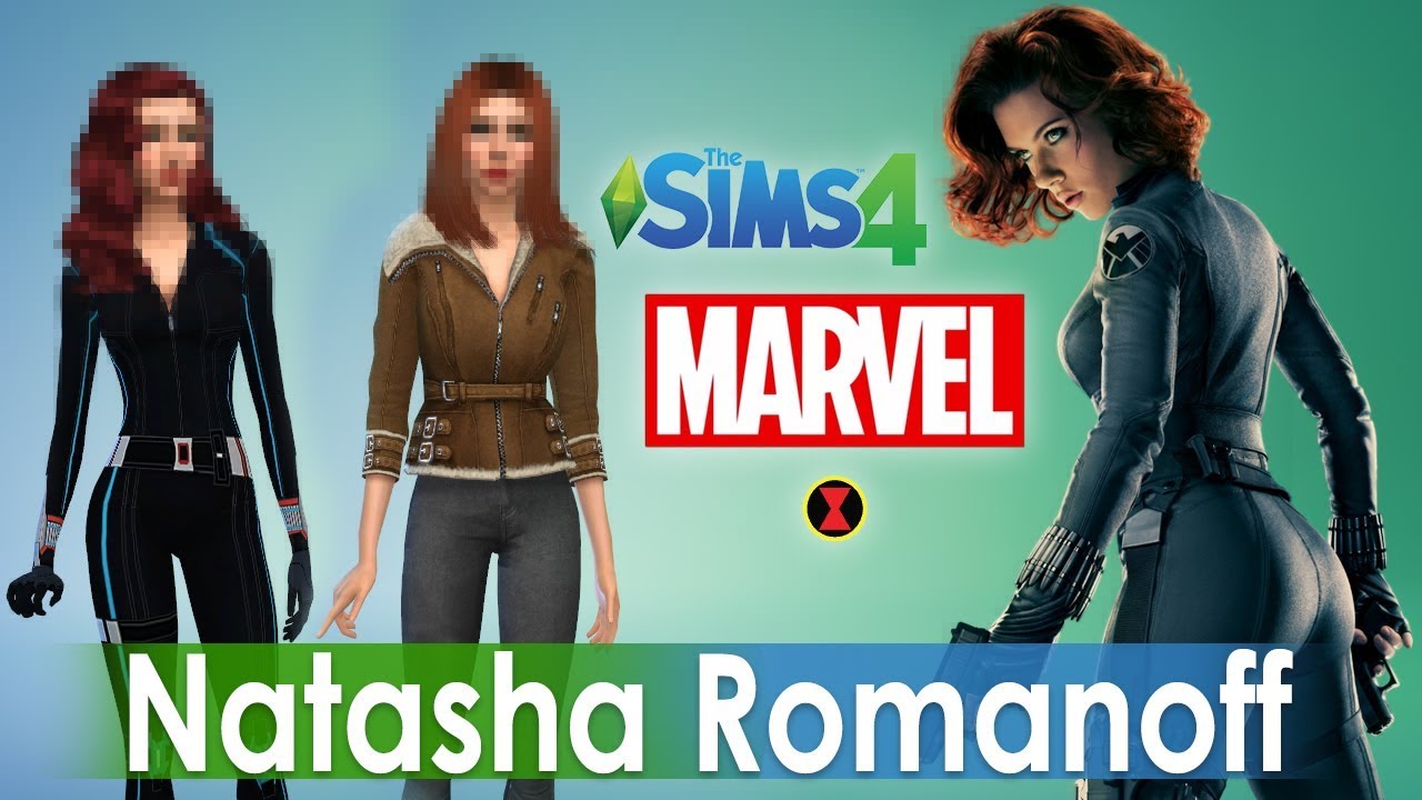 Natasha Romanoff Scarlett Johansson Cc Sim Készítés The Sims 4 Youtube