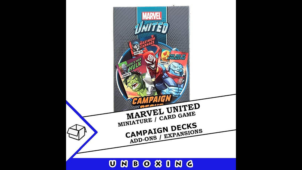 Marvel United: Multiverse Campaign Decks - YouTube