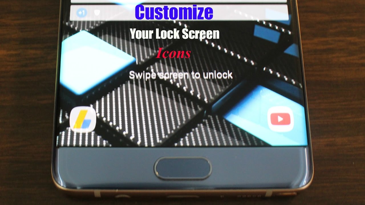 How To Change You Lock Screen Shortcuts On The Galaxy s6, s6 edge, S7 ...