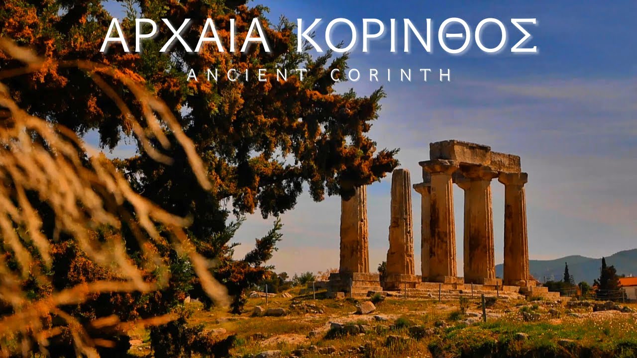 Η αρχαία Κόρινθος, ο Ομηρικός «Αφνειός» από ψηλά | Ancient Corinth the ...