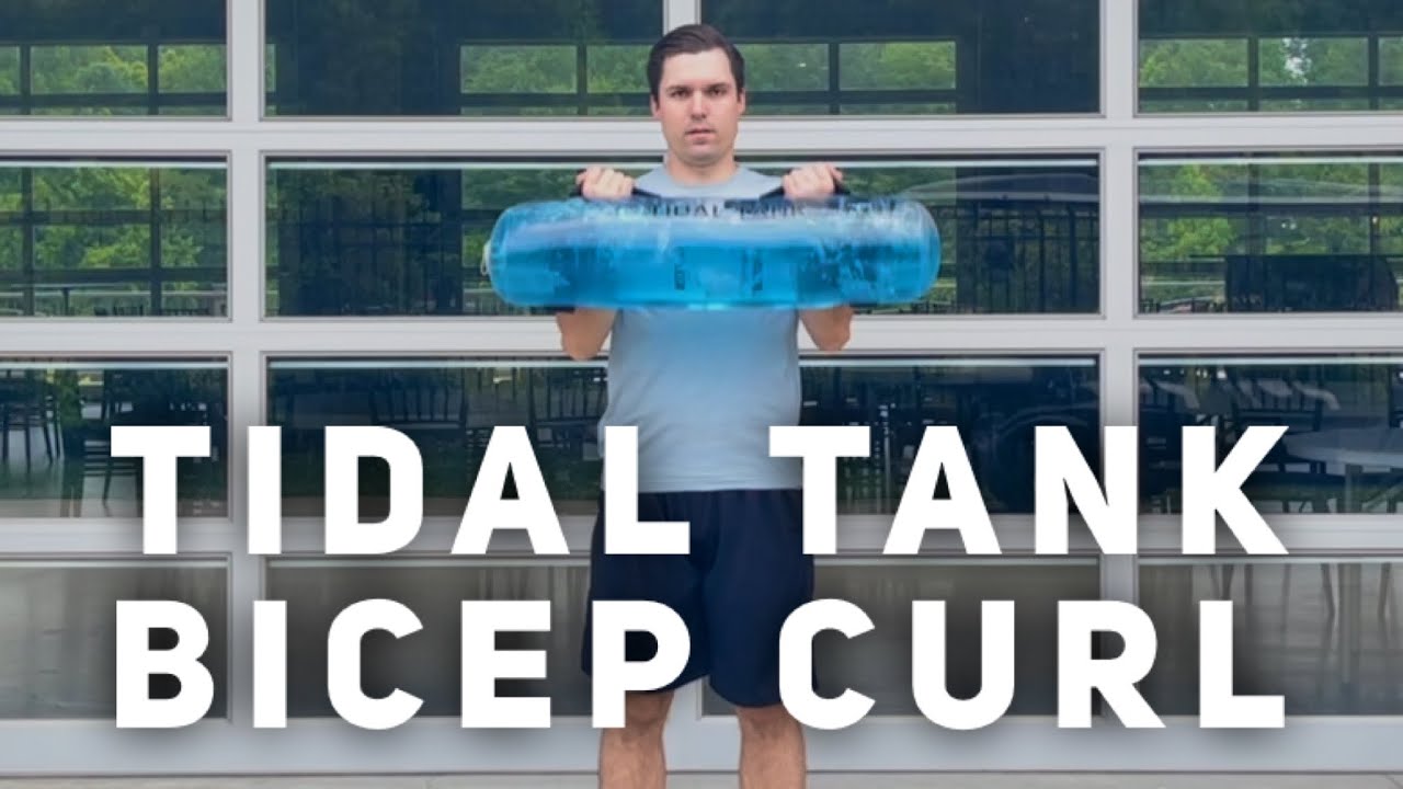 Unique Bicep Curl Variation Using Tidal Tank - YouTube