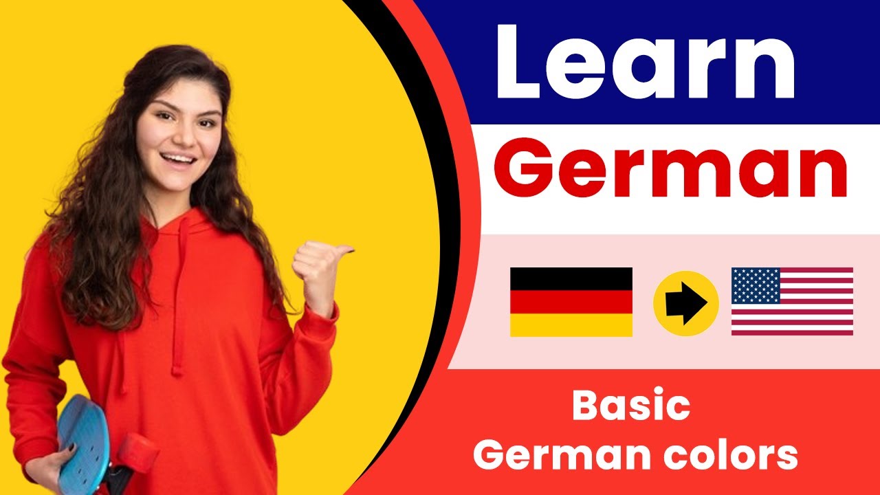 How To Pronounce Colors In German (Learn German Vocabulary) - YouTube