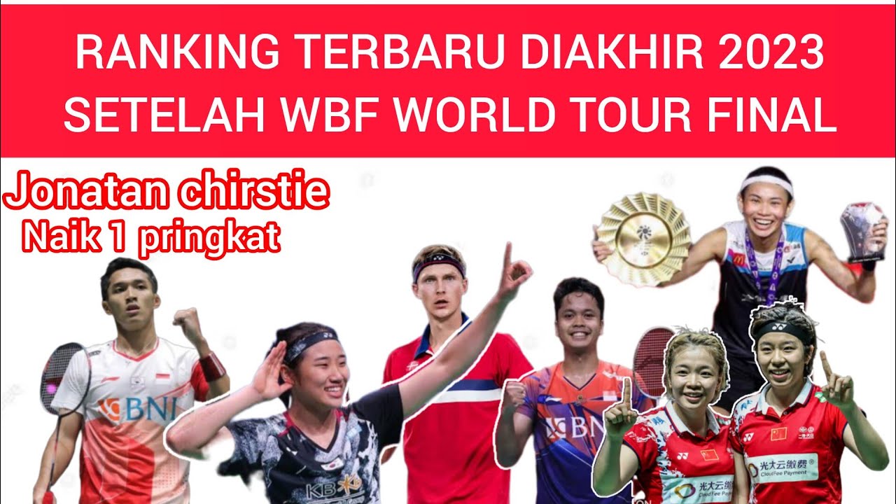 RANKING BWF DIAKHIR TAHUN 2023 setelah HSBC World Tour Final 2023 - YouTube