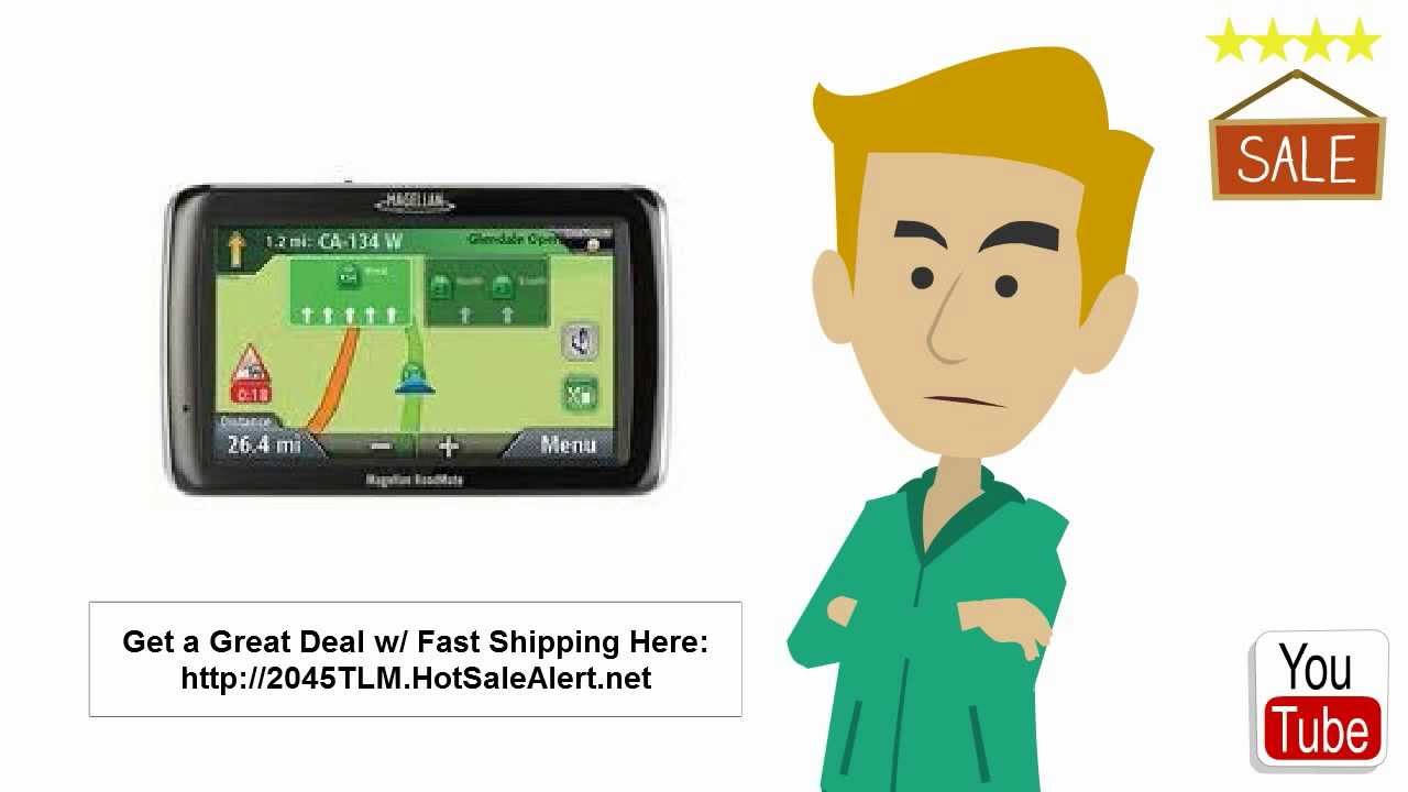 Magellan RoadMate 2045T-LM GPS Navigator Review & DISCOUNT Sale - YouTube