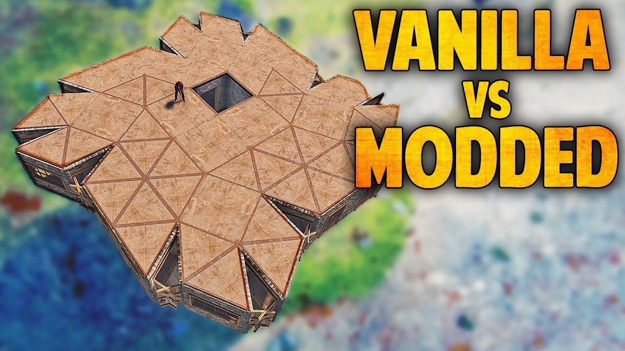 Rust VANILLA vs. MODDED Base Tours - YouTube