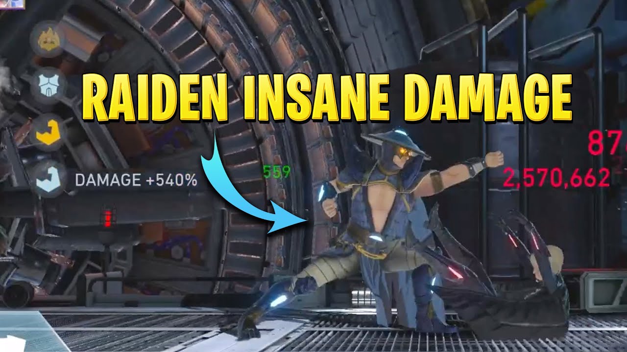 Raiden Does Crazy Damage | Rise OF Krypton | Heroic 7 | Solo Raids | Injustice 2 Mobile - YouTube