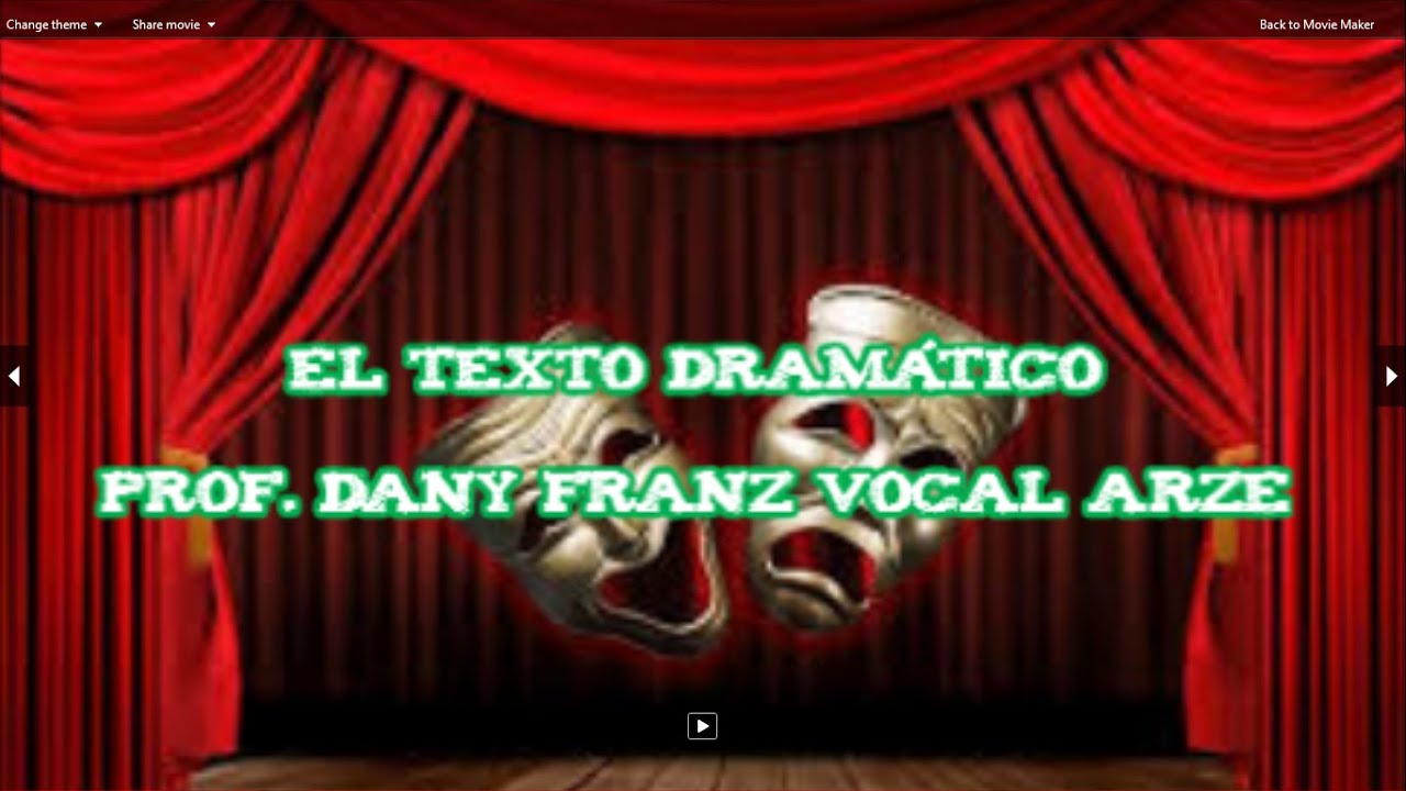 TEXTO DRAMÁTICO, CUARTO GRADO - YouTube