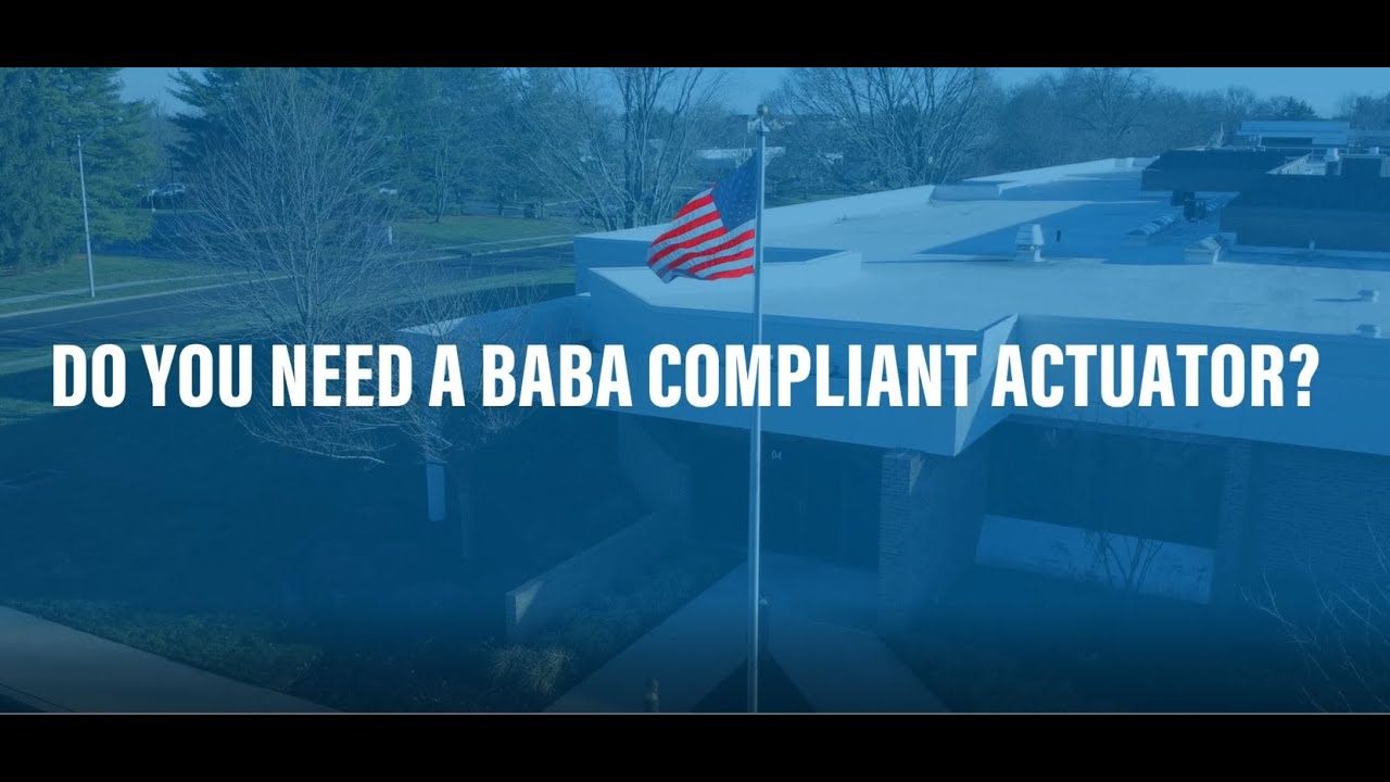 BABA Compliant Actuators (Build America Buy America) BECK Electric ...