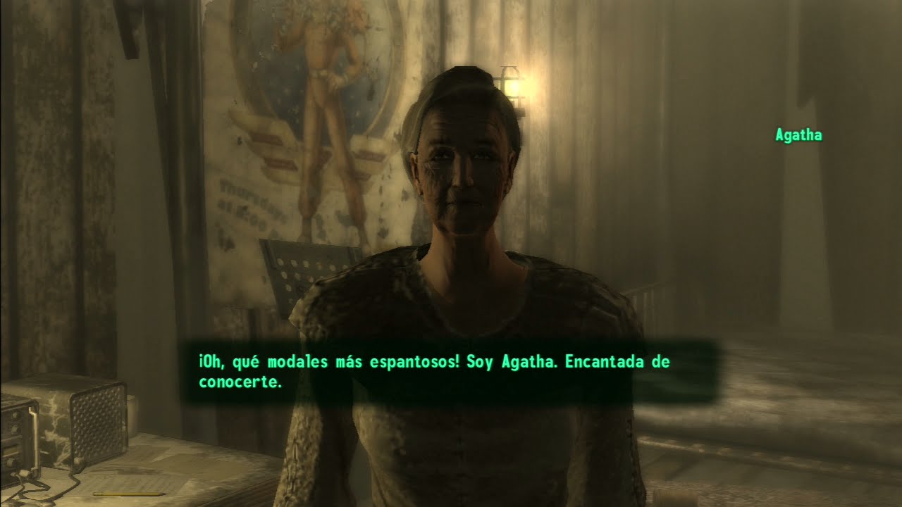Fallout 3 - Parte 81 LA PETICION DE AGATHA - Hatox - YouTube