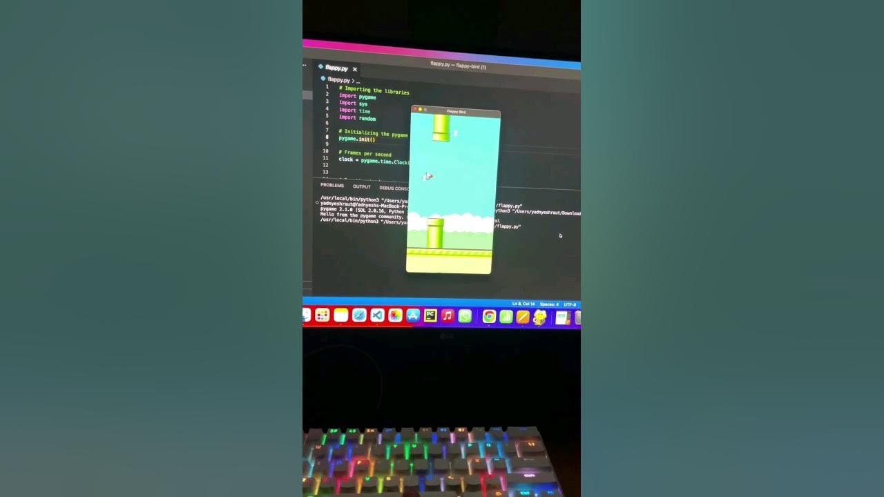 Flappybird Game Using Python 😏 Coders Computerlanguage Python Codinglife Programing Java