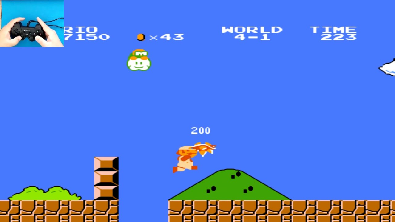 Super Mario Bros (NES) Level 4-2 | normal speed - YouTube