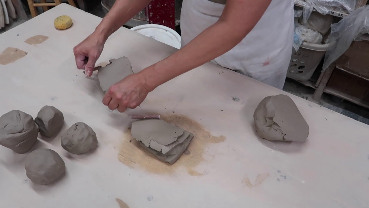 3 Ways of Wedging Clay - YouTube