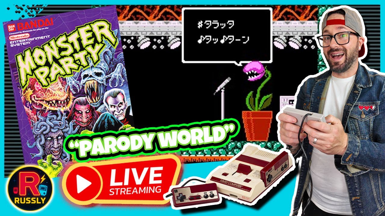 Parody World: Monster Party (Famicom) | Weird & Wacky Horror Adventure ...