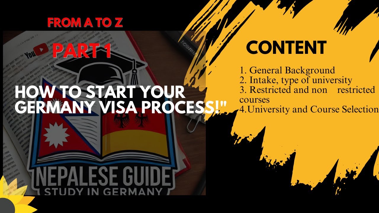 Step-by-Step Guide to Start Your Germany Student Visa Process (Part 1 ...