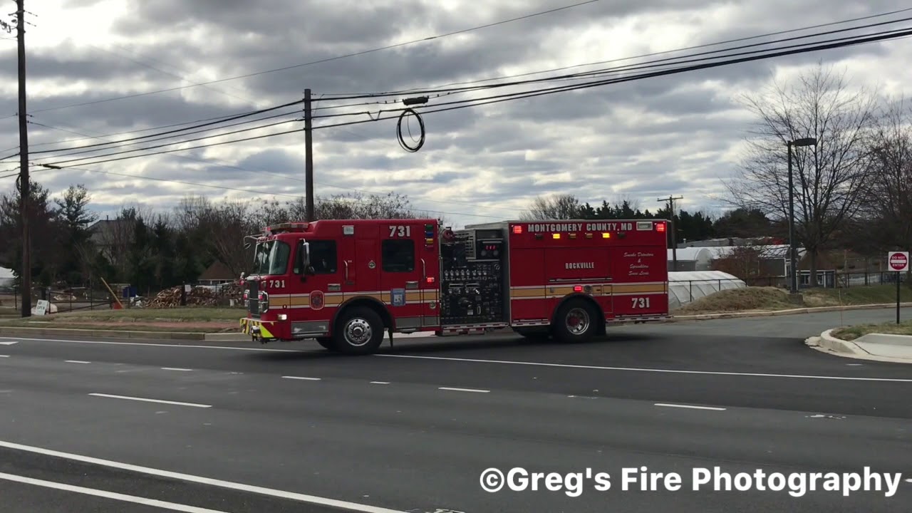 MCFRS Engine & Truck 731 Responding - YouTube