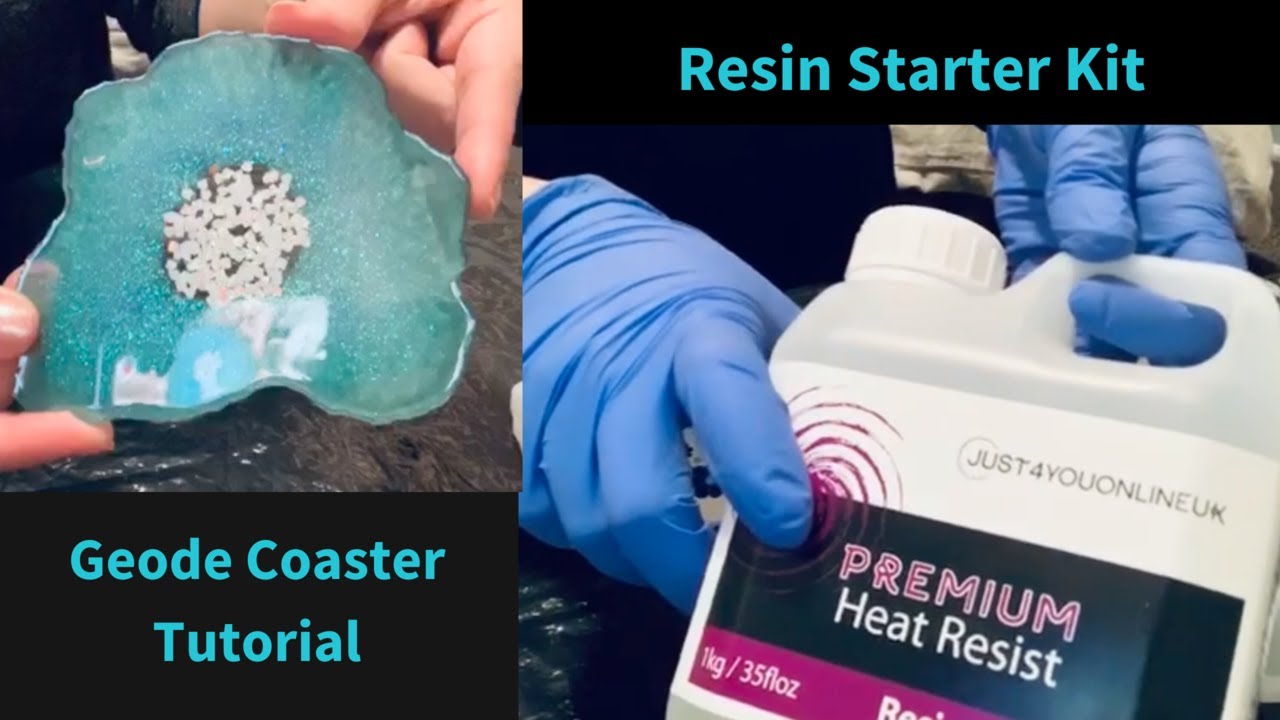 How to make a Geode Coaster - Full Tutorial for Beginners to Epoxy Resin Art - YouTube