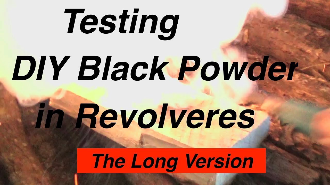 DIY Black Powder in a 1858 Pietta -- Long Version - YouTube