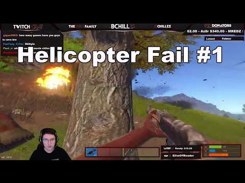 Rust - Helicopter Fail #1 - YouTube