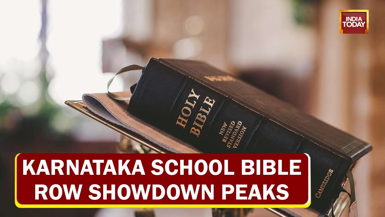 Karnataka School Bible Row Showdown Peaks, Minister BC Nagesh Questions ...