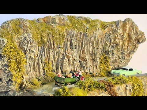 Modellbau: Landschafts-Diorama in H0 selber bauen! - YouTube