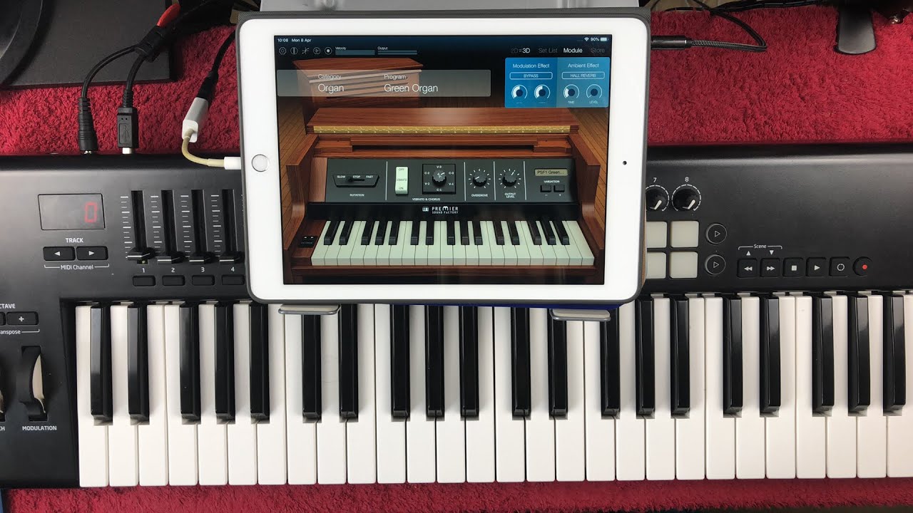 Korg Module & Korg Gadget - All Organ Patches - iPad Demo - YouTube
